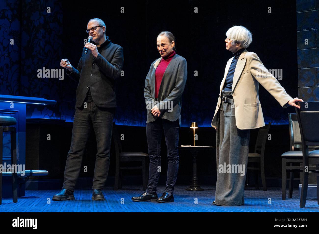 New York, NY, March 11, 2025: Gil Mehmert, Lucca Zuchner, Helen ...