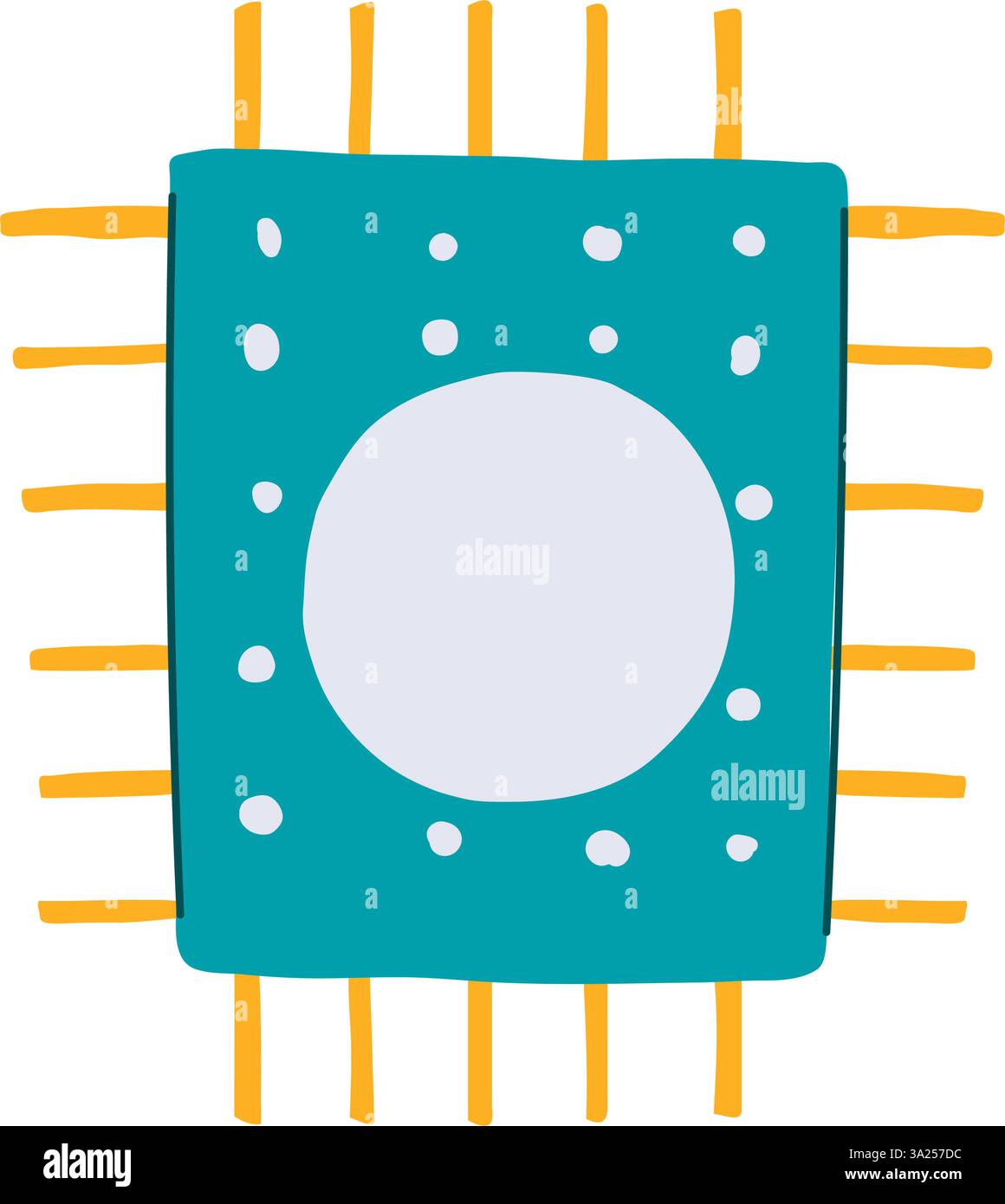 technology microchip cartoon vector illustration Stock Vector Image & Art - Alamy