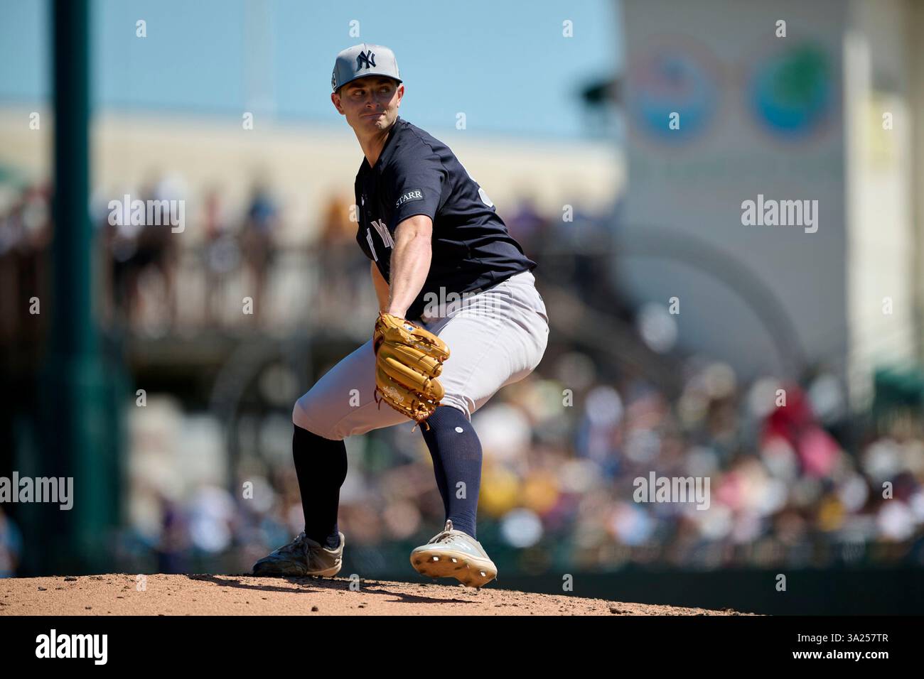 New York Yankees pitcher Sean Boyle (96) during an MLB Spring Training ...