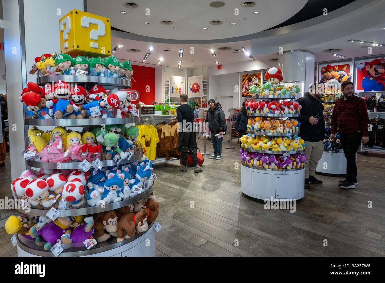 The Nintendo New York store in Rockefeller Center is a popular ...
