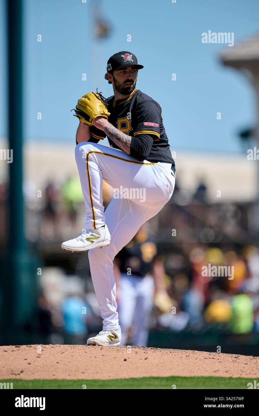 Pittsburgh Pirates pitcher Colin Holderman (35) during an MLB Spring ...