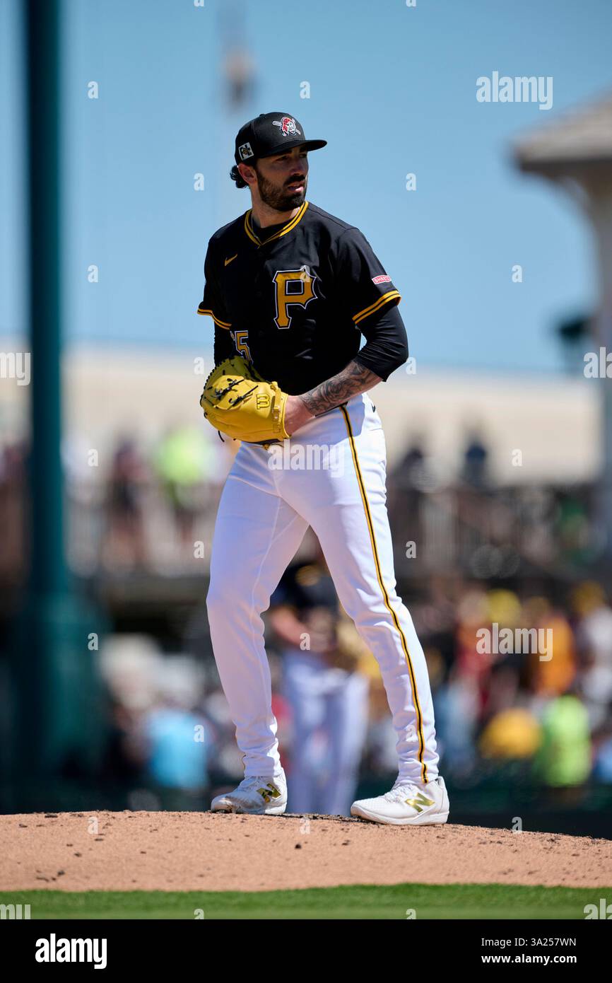 Pittsburgh Pirates pitcher Colin Holderman (35) during an MLB Spring ...