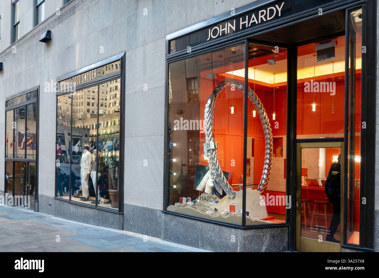 John Hardy store is located on the Channel in Rockefeller Center, New ...