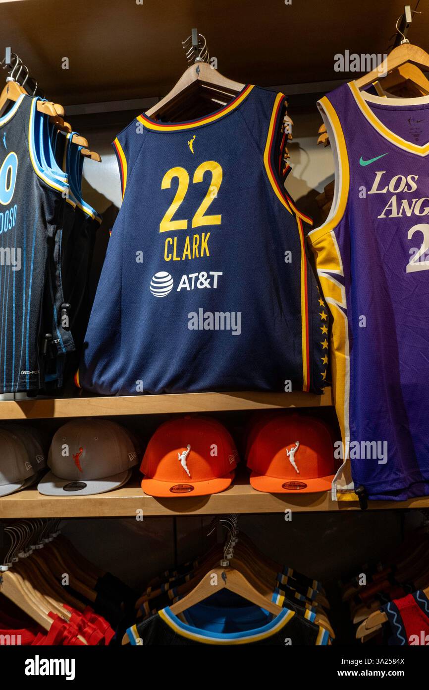 Branded Merchandise is popular at the NBA Store on Fifth Avenue in New ...