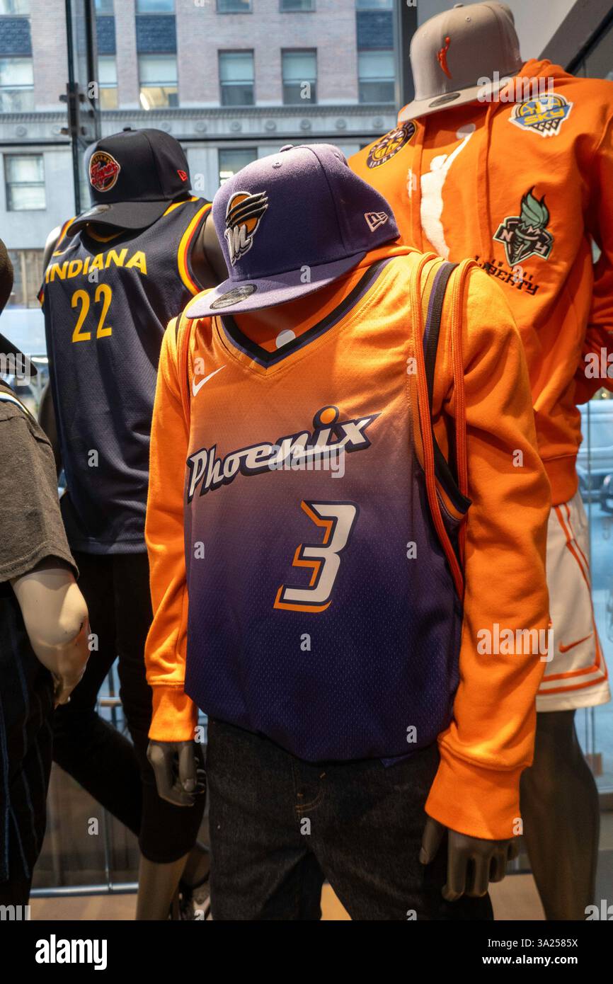 Branded Merchandise is popular at the NBA Store on Fifth Avenue in New ...