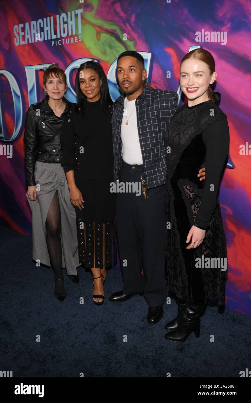 New York, USA. 11th Mar, 2025. (L-R) Bree Elrod, Regina Hall, Kelvin ...