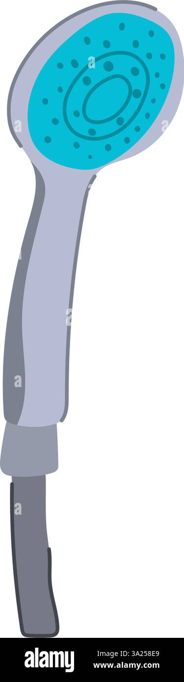 savings low flow showerhead cartoon vector illustration Stock Vector ...