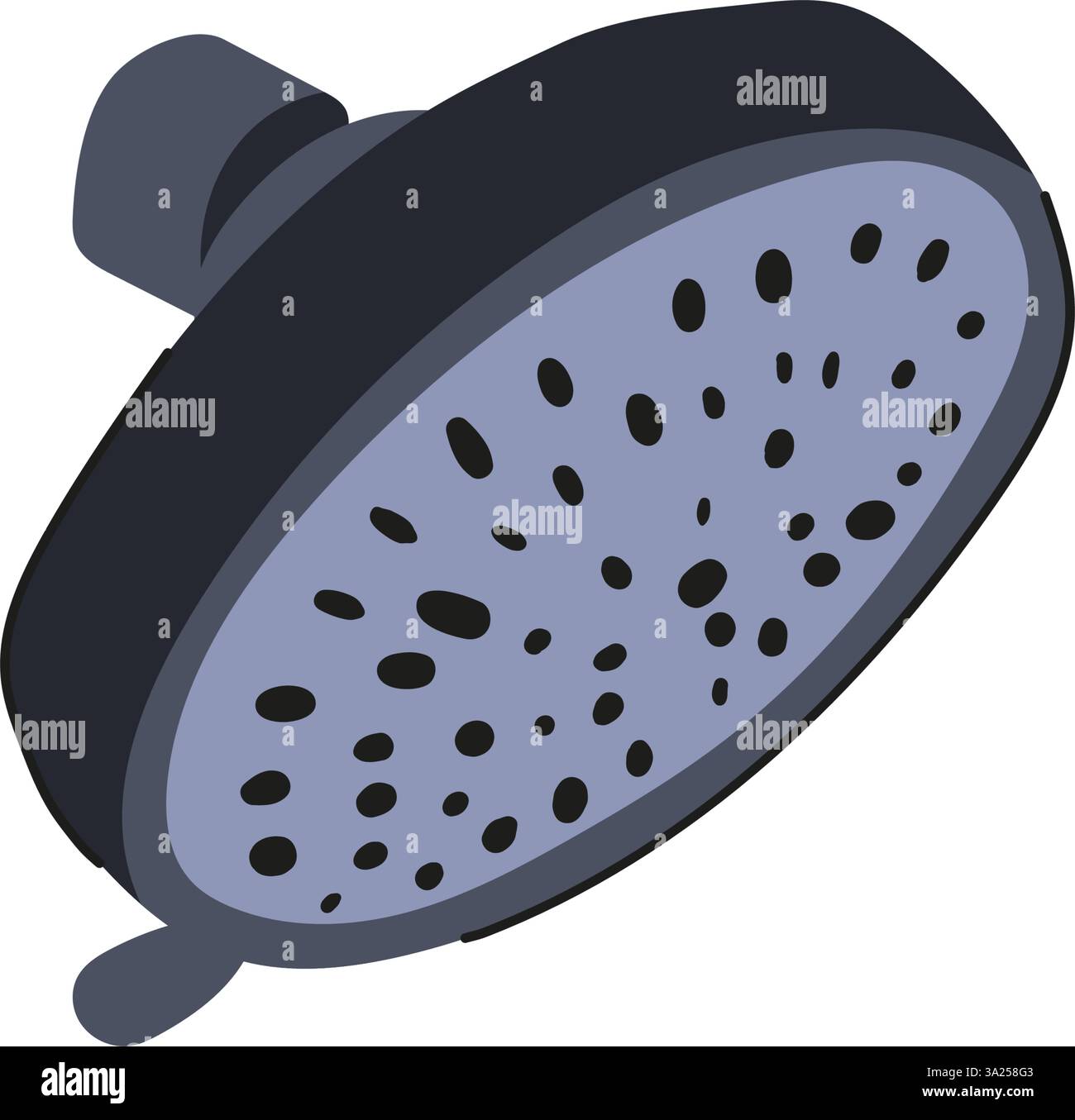environment low flow showerhead cartoon vector illustration Stock ...
