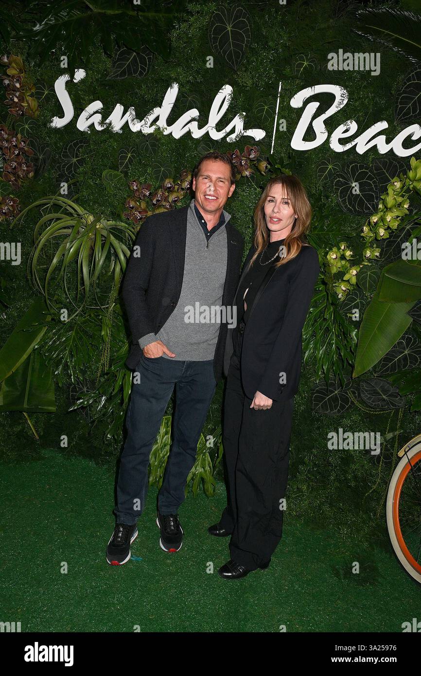 Adam Stewart, Executive Chirman, Sandals Resorts and Carole Radziwell ...