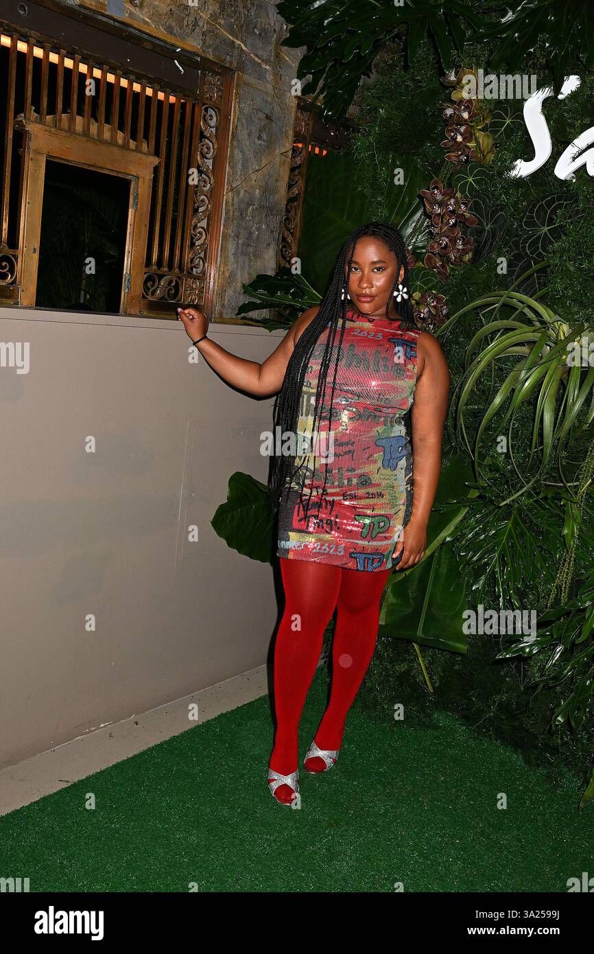 Zuri Marley, granddaughter of Bob Marley, attend the Sandals Resorts ...