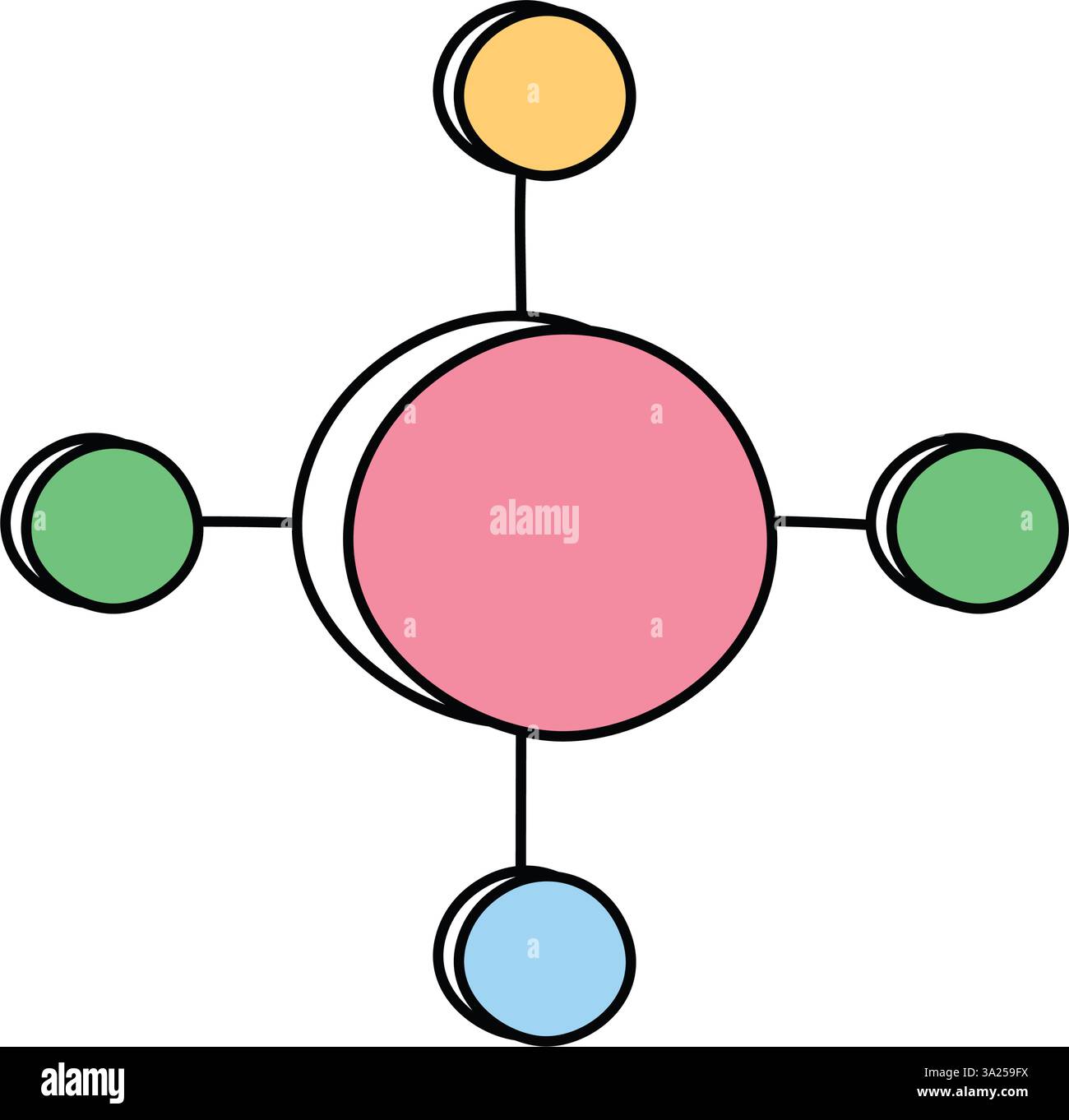 Peta Minda Network Stock Vector Image & Art - Alamy