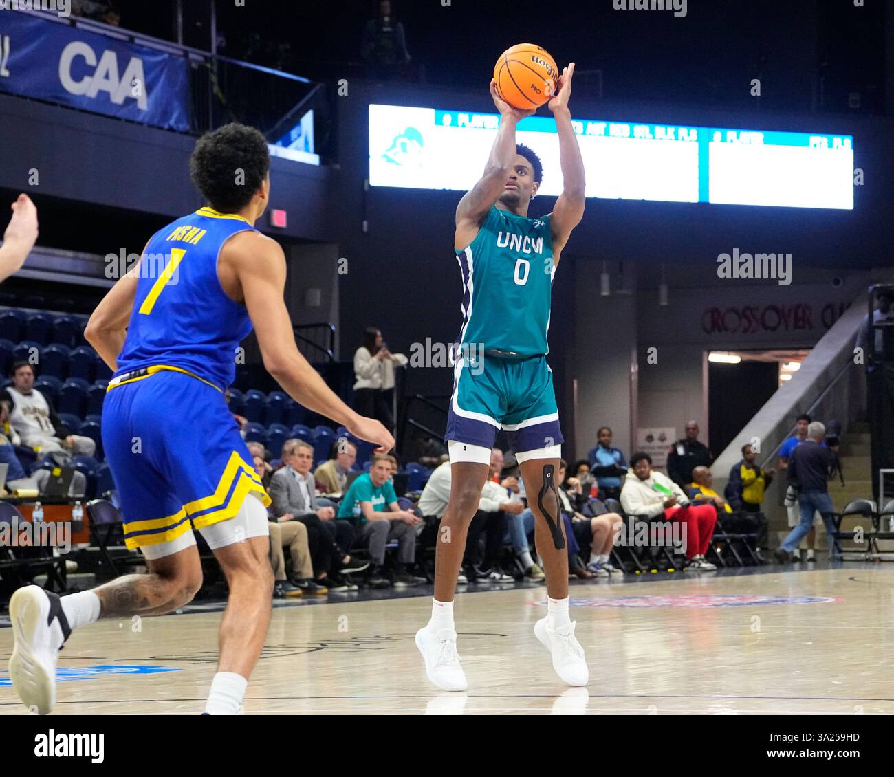 WASHINGTON, DC - MARCH 11: UNC Wilmington Seahawks Guard Bo Montgomery ...