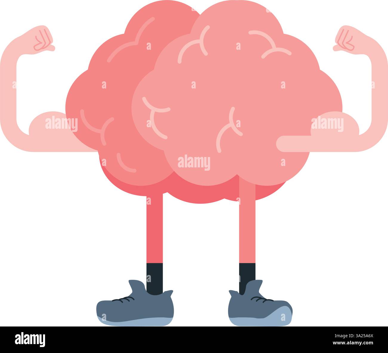 Strong Mind Muscles Stock Vector Image & Art - Alamy