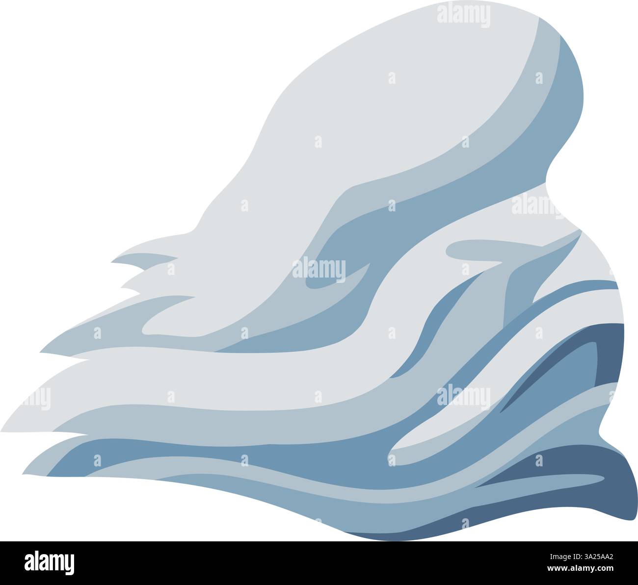 Snow Bank Formation Stock Vector Image & Art - Alamy