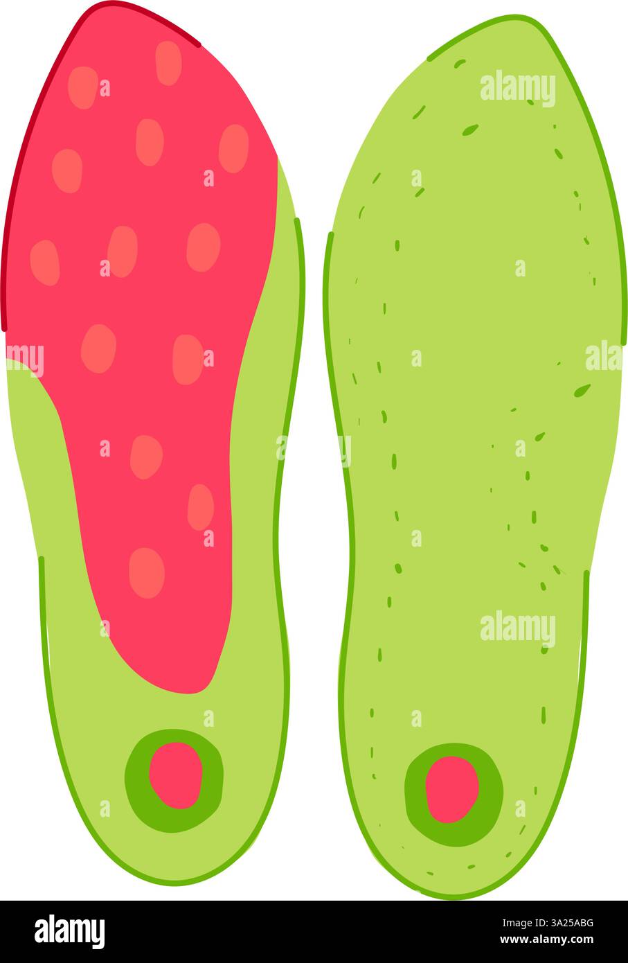 absorbing insoles cartoon vector illustration Stock Vector Image & Art ...