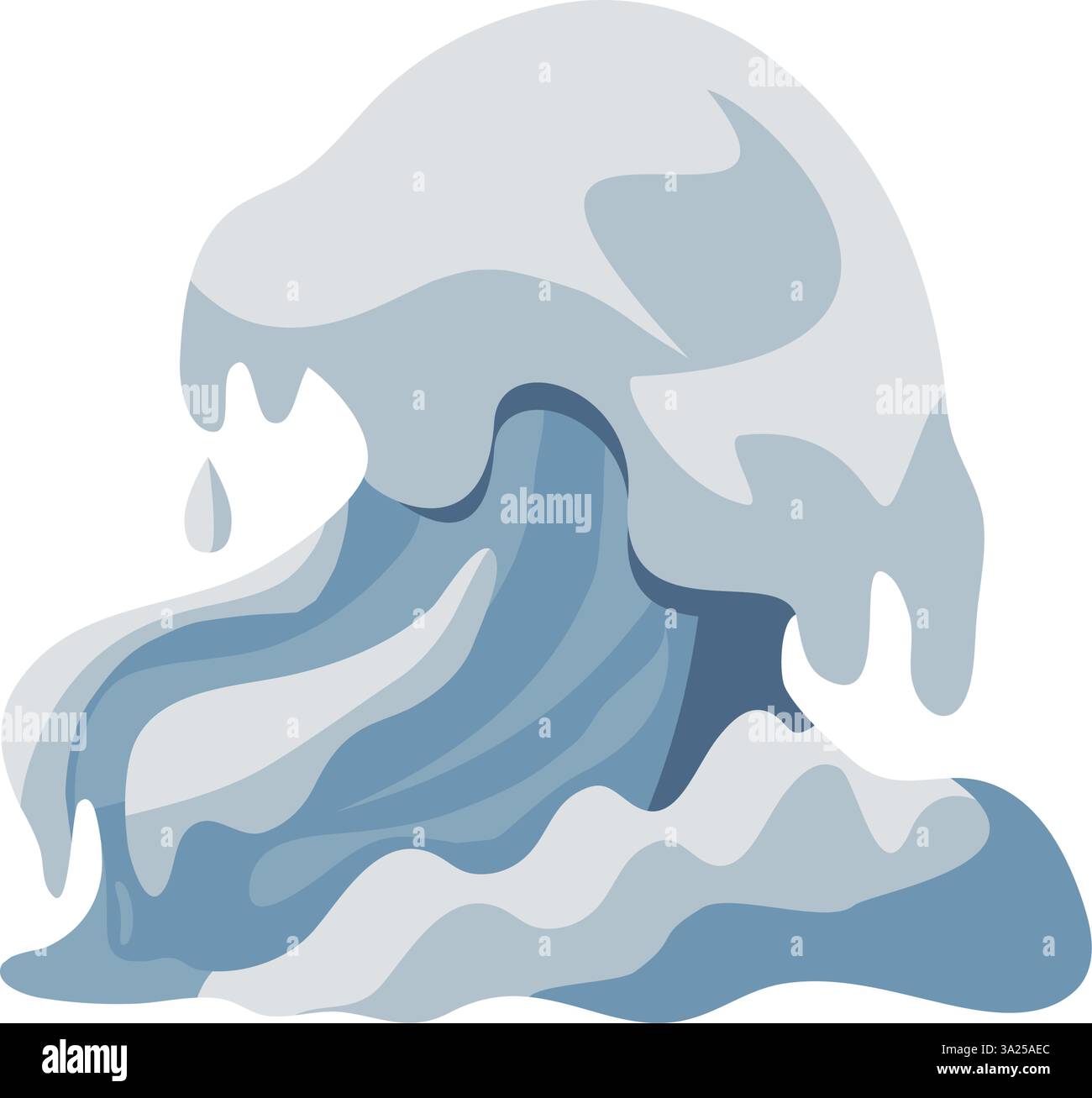 Snowdrift wave Stock Vector Images - Alamy