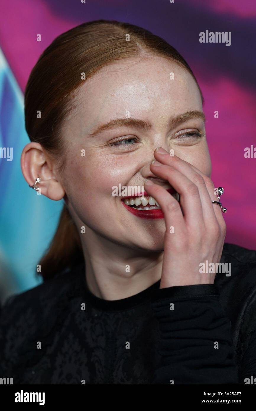 Ny. 11th Mar, 2025. Sadie Sink at arrivals for O'DESSA Premiere ...