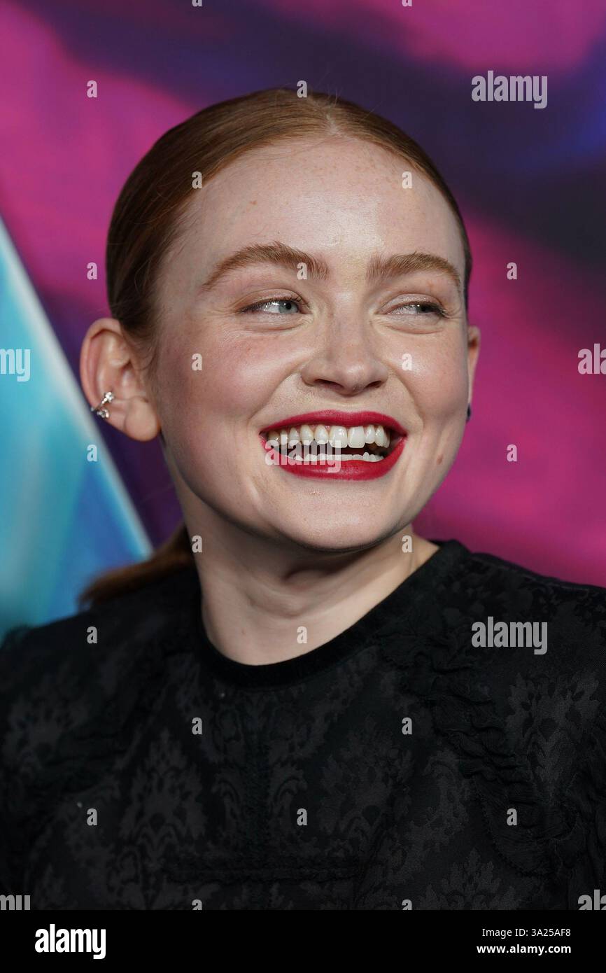 Sadie Sink at arrivals for O'DESSA Premiere, Metrograph, New York, NY ...