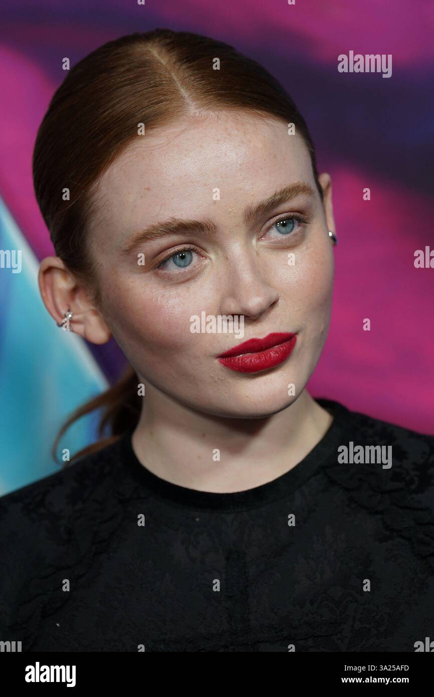 Ny. 11th Mar, 2025. Sadie Sink at arrivals for O'DESSA Premiere ...