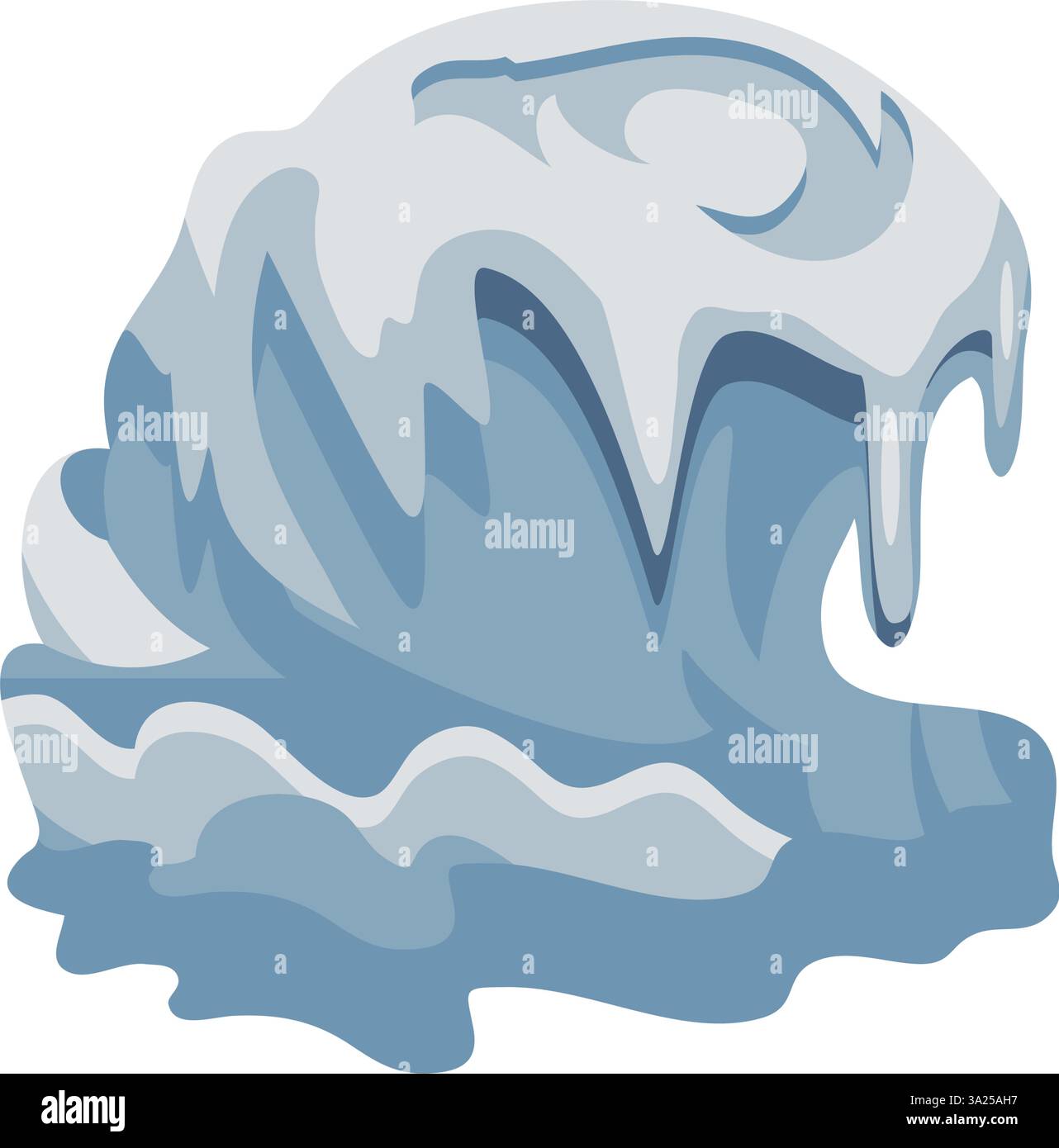 Snow Bank Drift Stock Vector Image & Art - Alamy