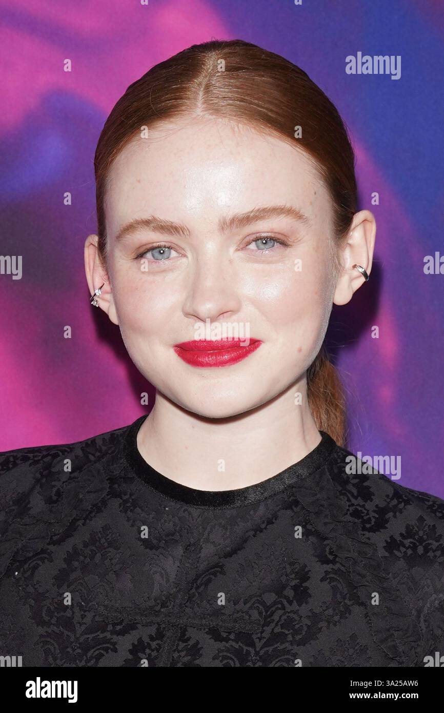 Ny. 11th Mar, 2025. Sadie Sink at arrivals for O'DESSA Premiere ...