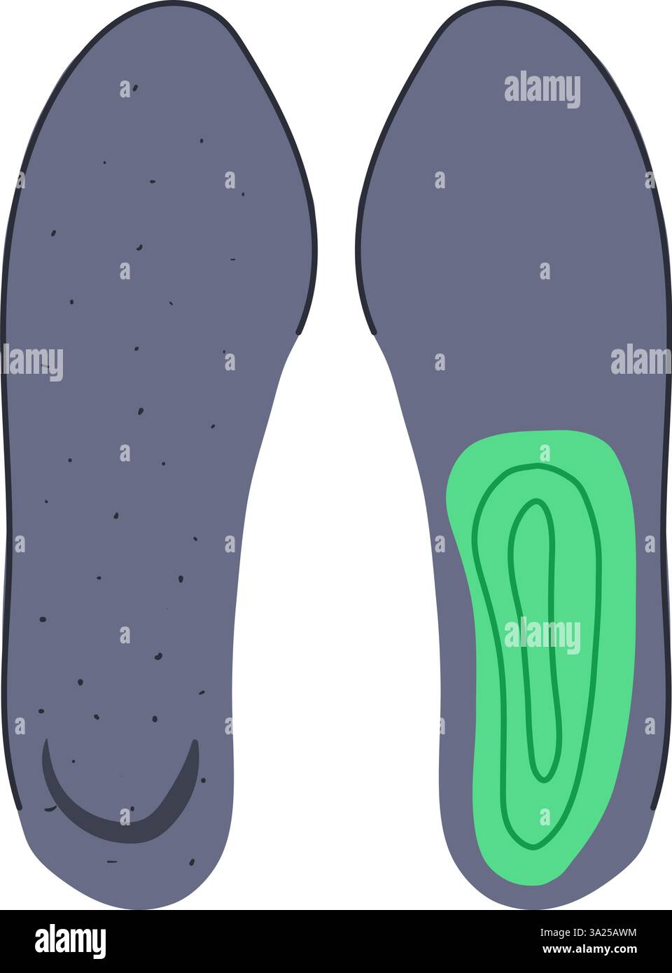 orthotic insoles cartoon vector illustration Stock Vector Image & Art ...