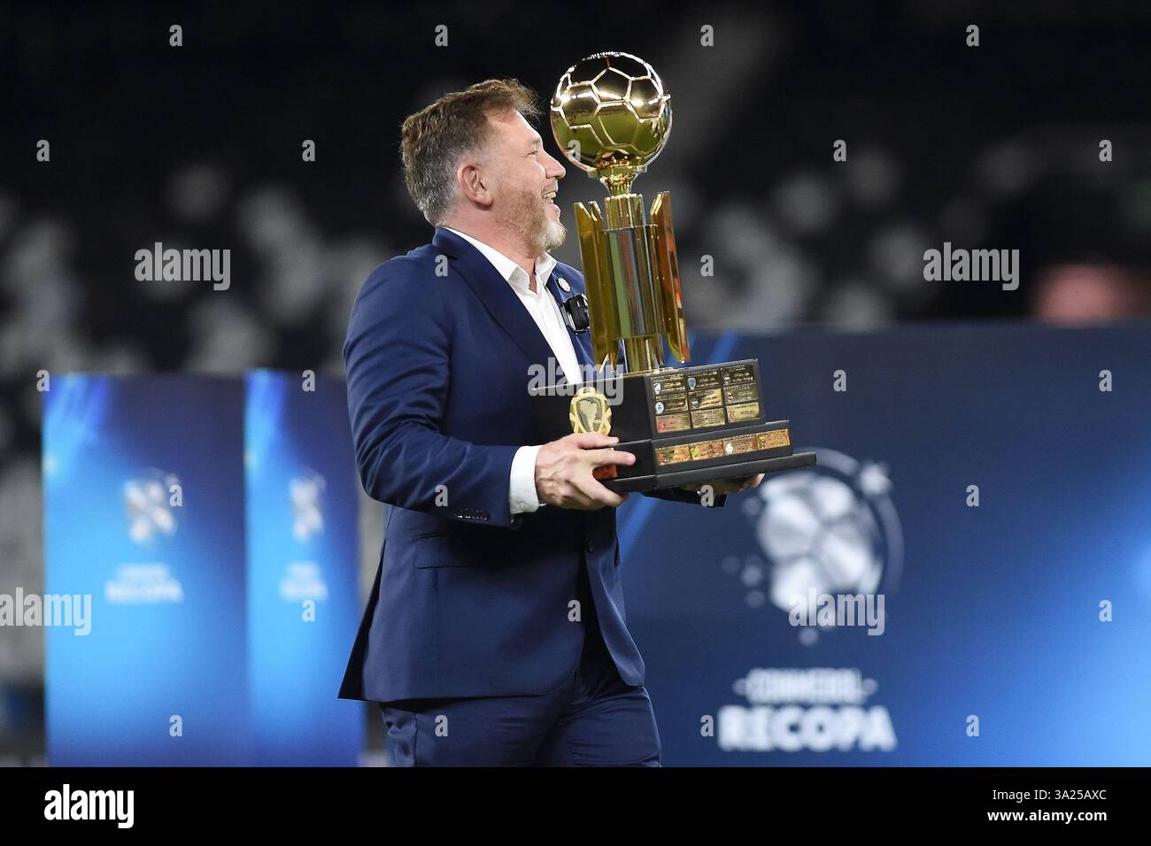 Rio de Janeiro, Brazil, February 28, 2025. Conmebol President Alejandro ...