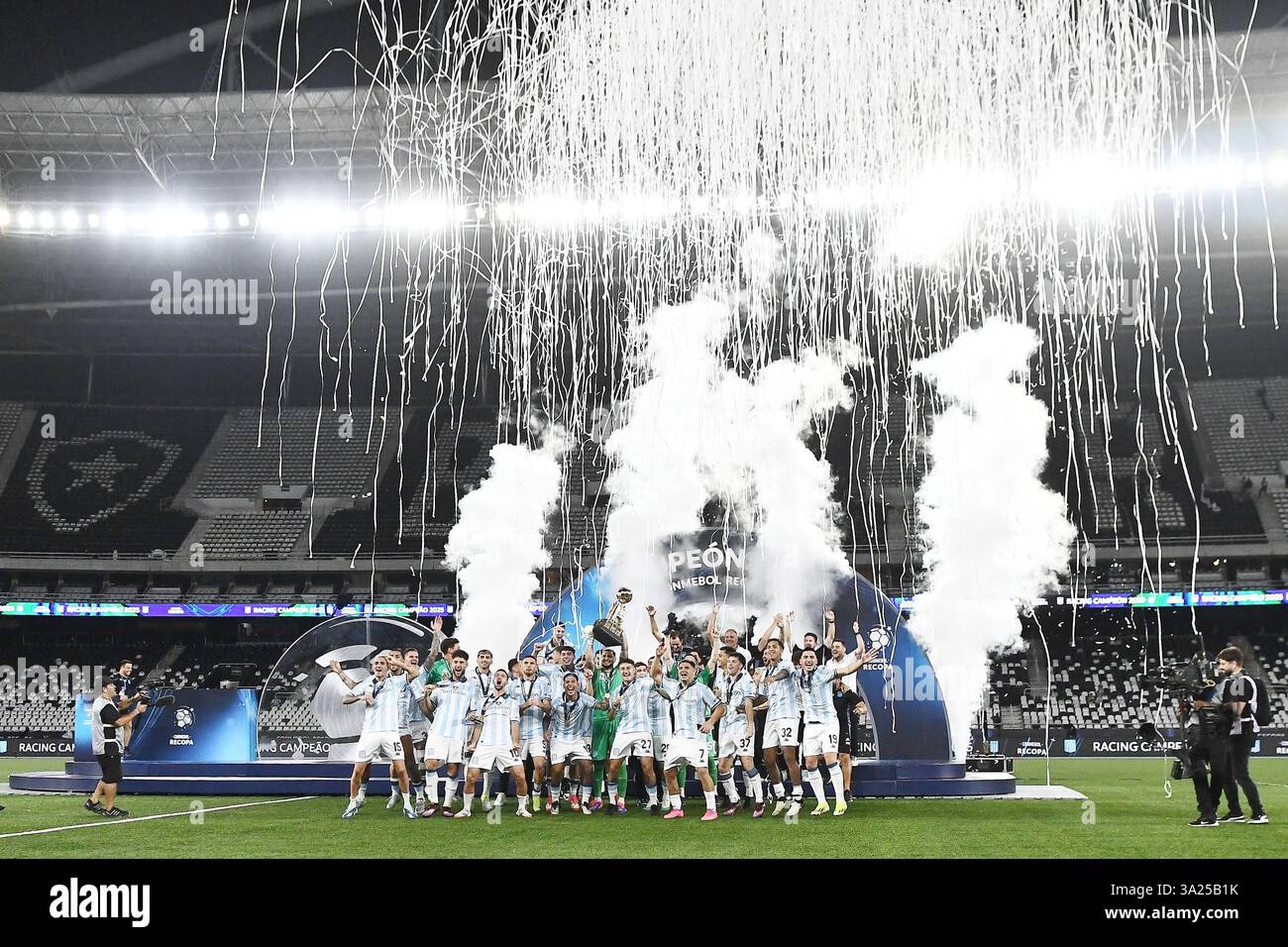 Rio de Janeiro, Brazil, February 28, 2025. Racing players during the ...