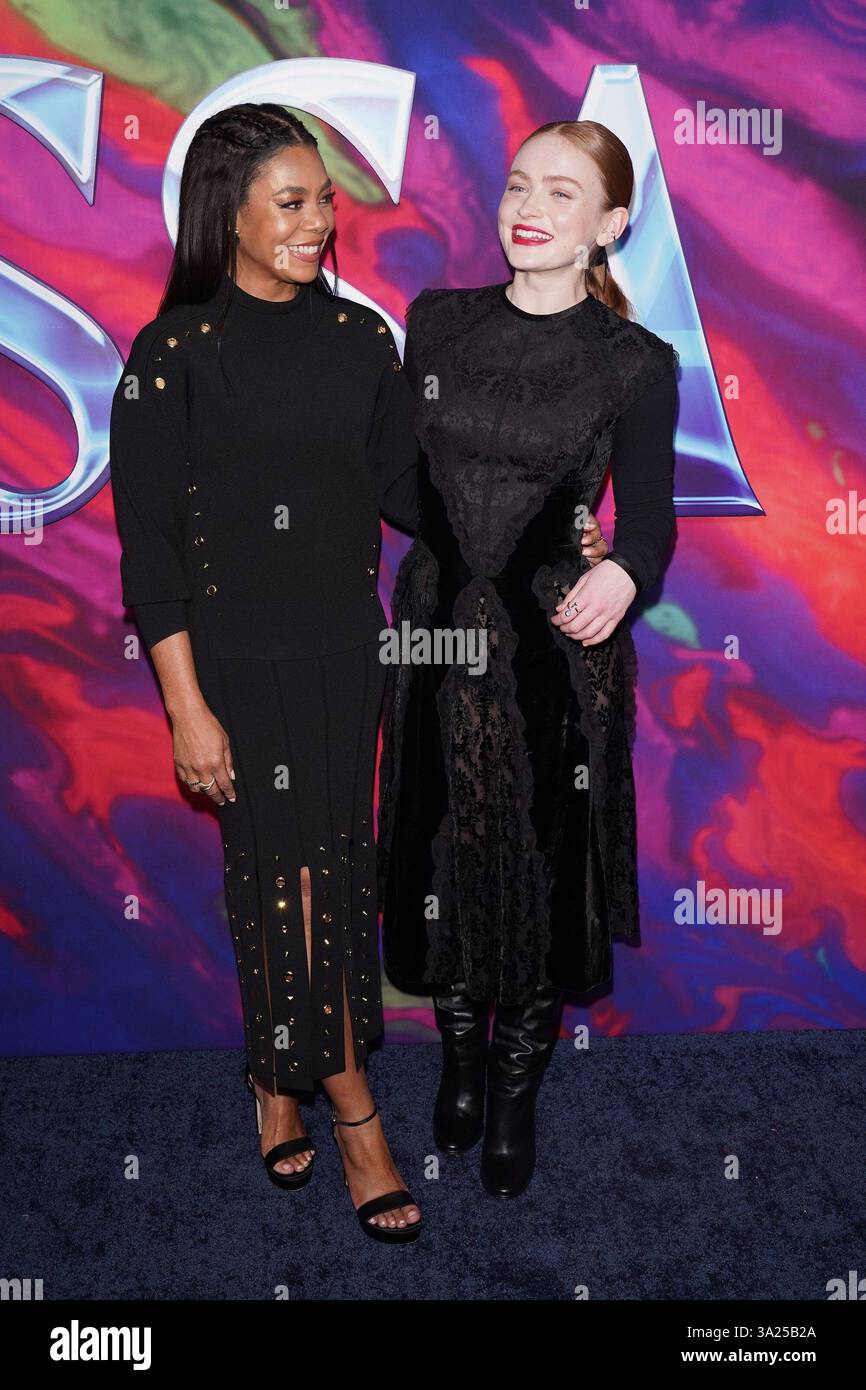 Ny. 11th Mar, 2025. Regina Hall, Sadie Sink at arrivals for O'DESSA ...