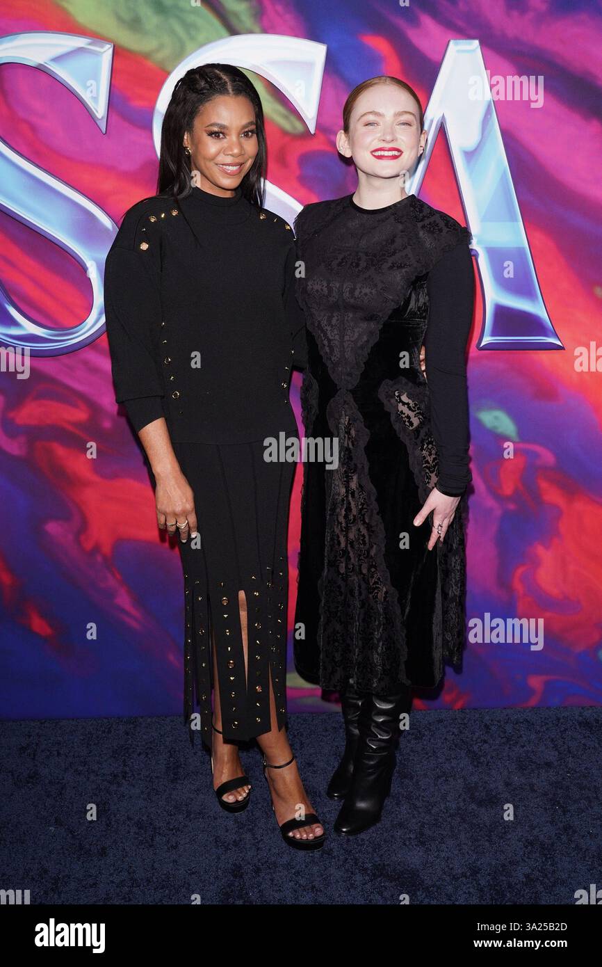 Ny. 11th Mar, 2025. Regina Hall, Sadie Sink at arrivals for O'DESSA ...