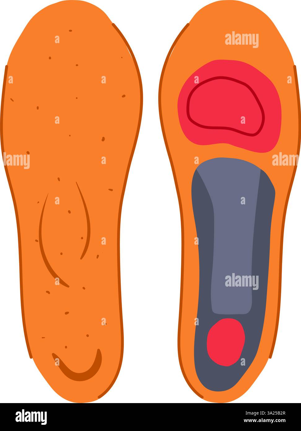 cushioned insoles cartoon vector illustration Stock Vector Image & Art ...