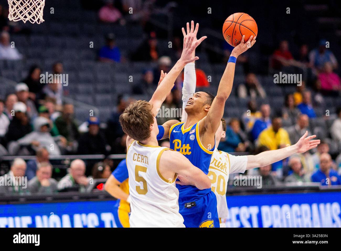 March 11, 2025: Pittsburgh Panthers guard Jaland Lowe (15) shoots on ...