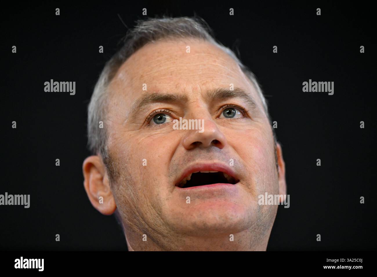 Founder of Climate 200 Simon Holmes à Court prepares to address the ...