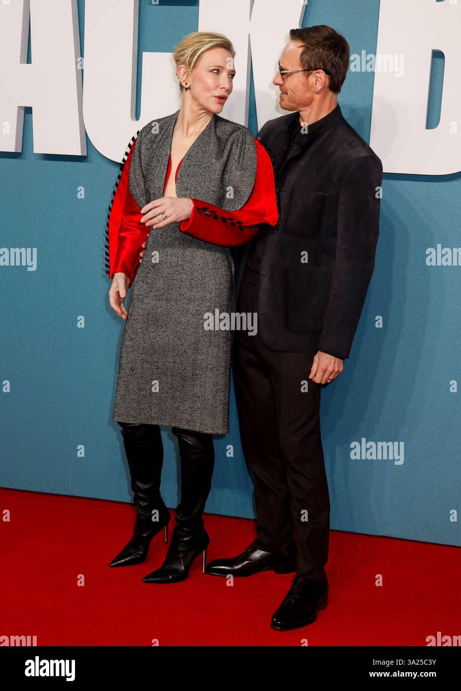 Cate Blanchett and Michael Fassbender attend the Black Bag UK Special ...