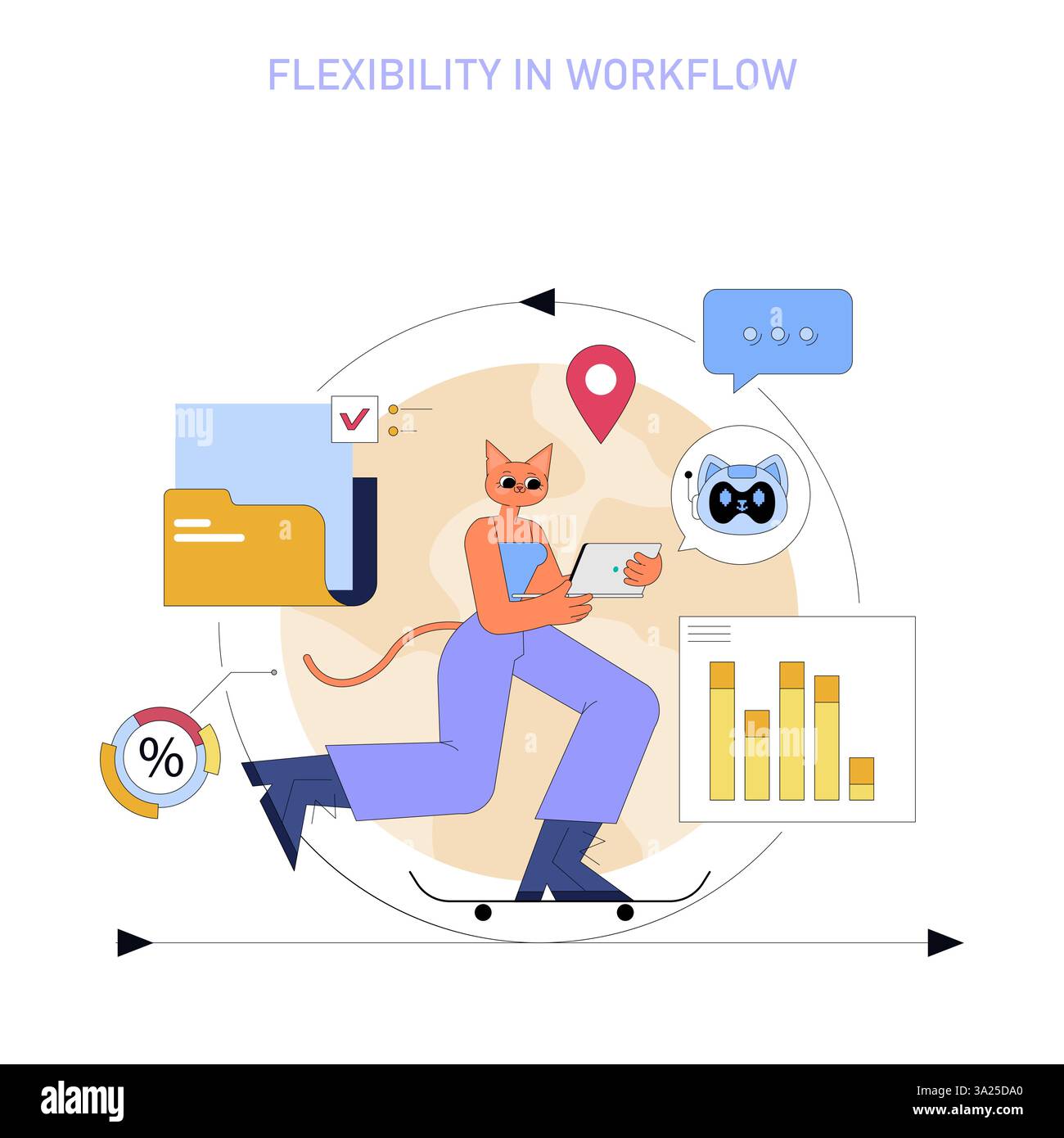 AI in the workplace enhances flexibility by integrating technology for better communication and ...