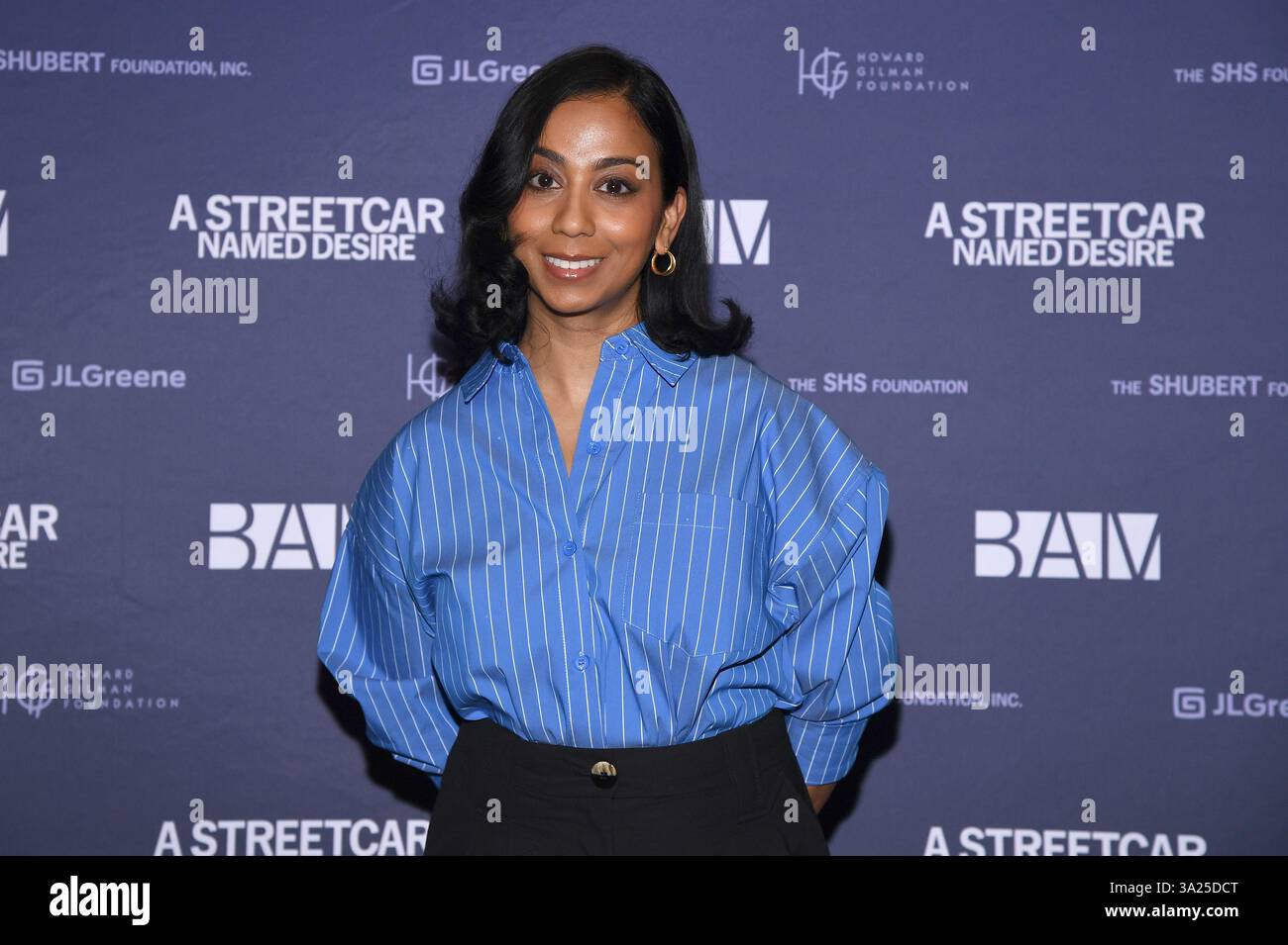 Anjana Vasan poses during 'A Streetcar Named Desire' Opening Night at ...