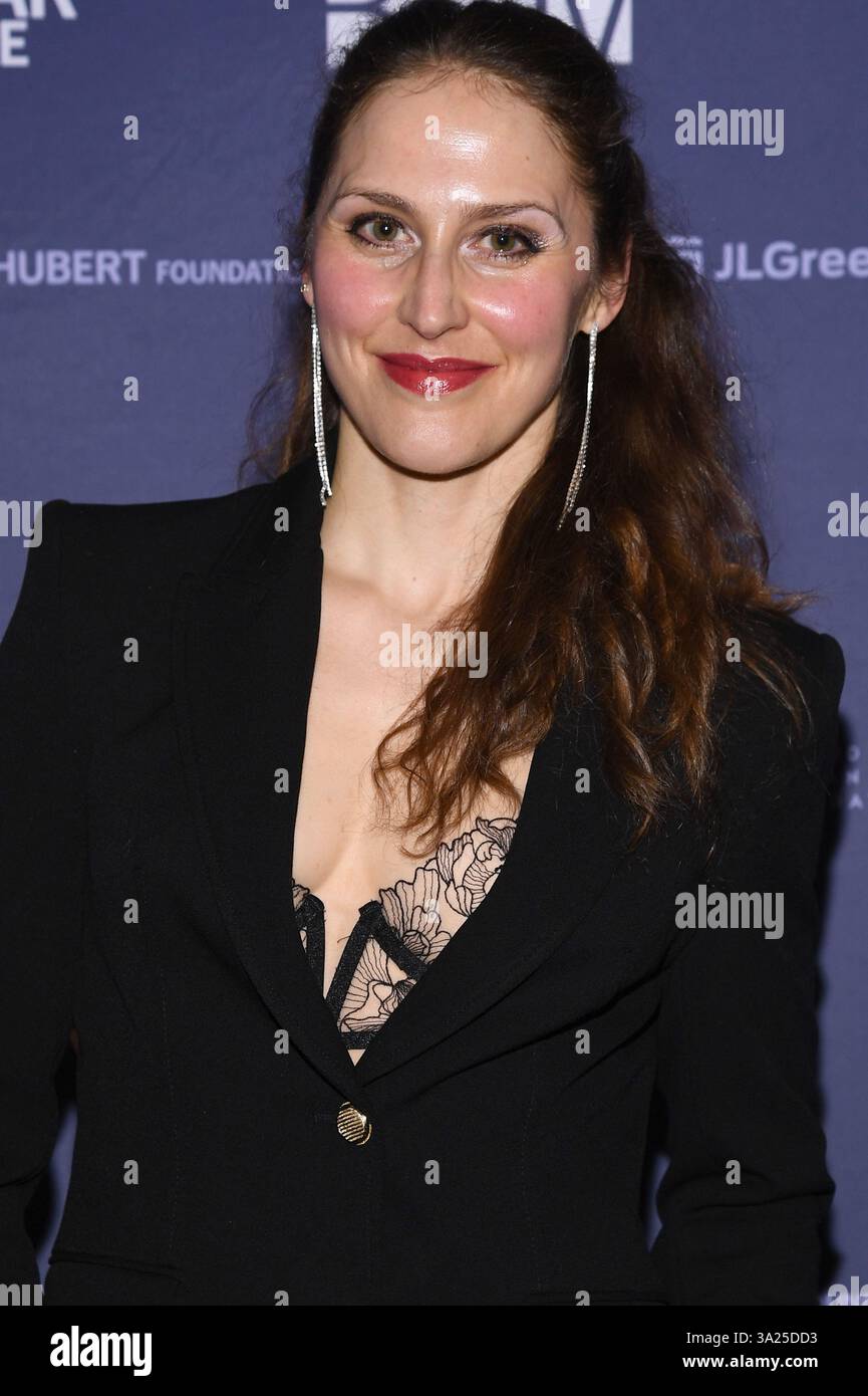 New York, USA. 11th Mar, 2025. Constanza Ruff poses during 'A Streetcar ...