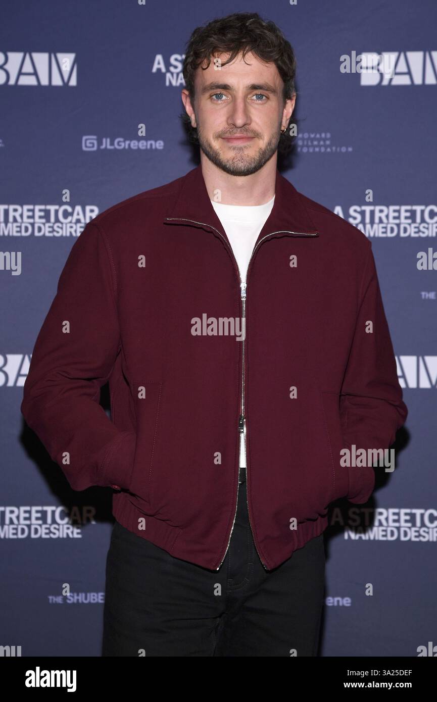 Paul Mesca poses during 'A Streetcar Named Desire' Opening Night at BAM ...
