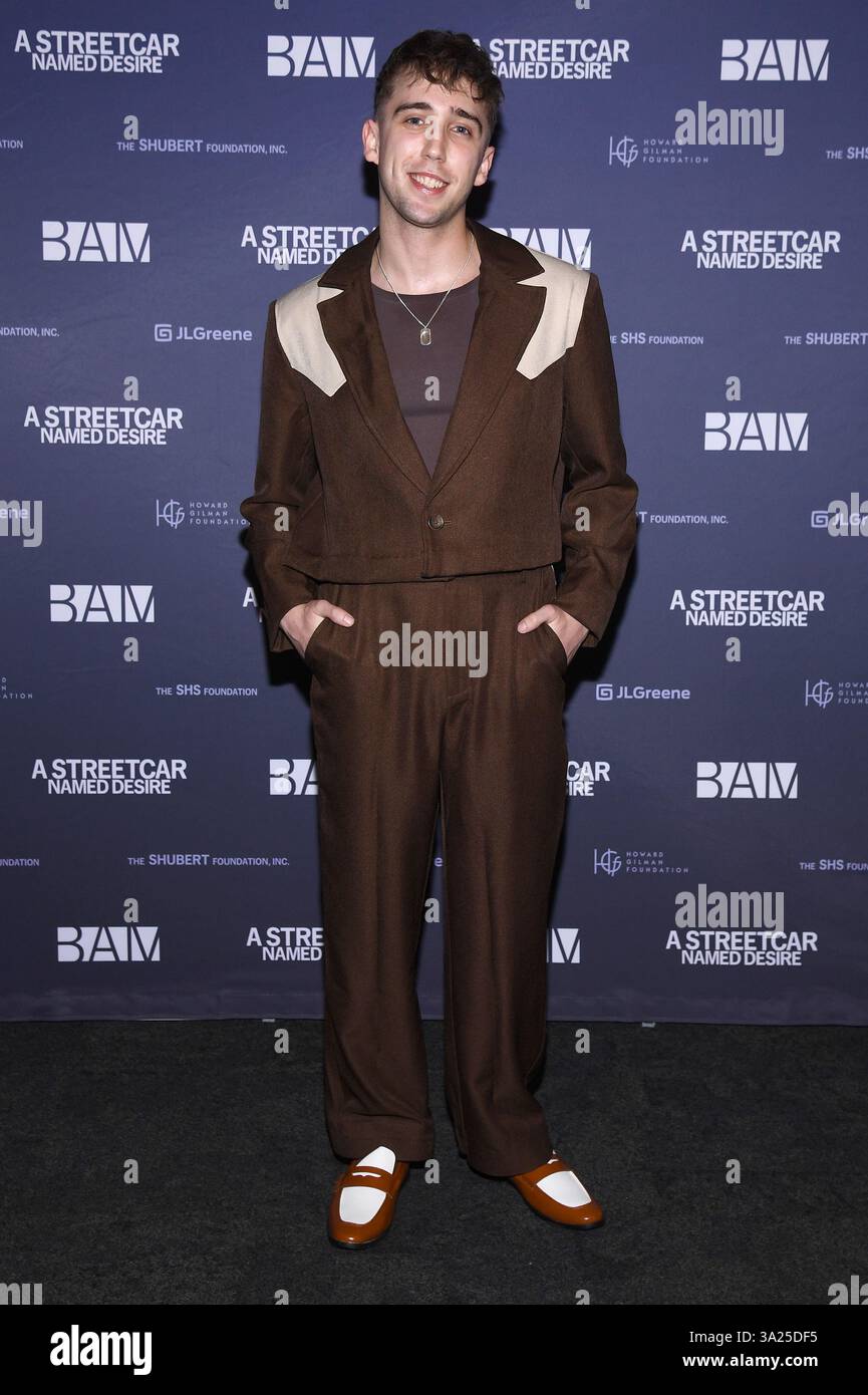 New York, USA. 11th Mar, 2025. Curtis Patrick poses during 'A Streetcar ...