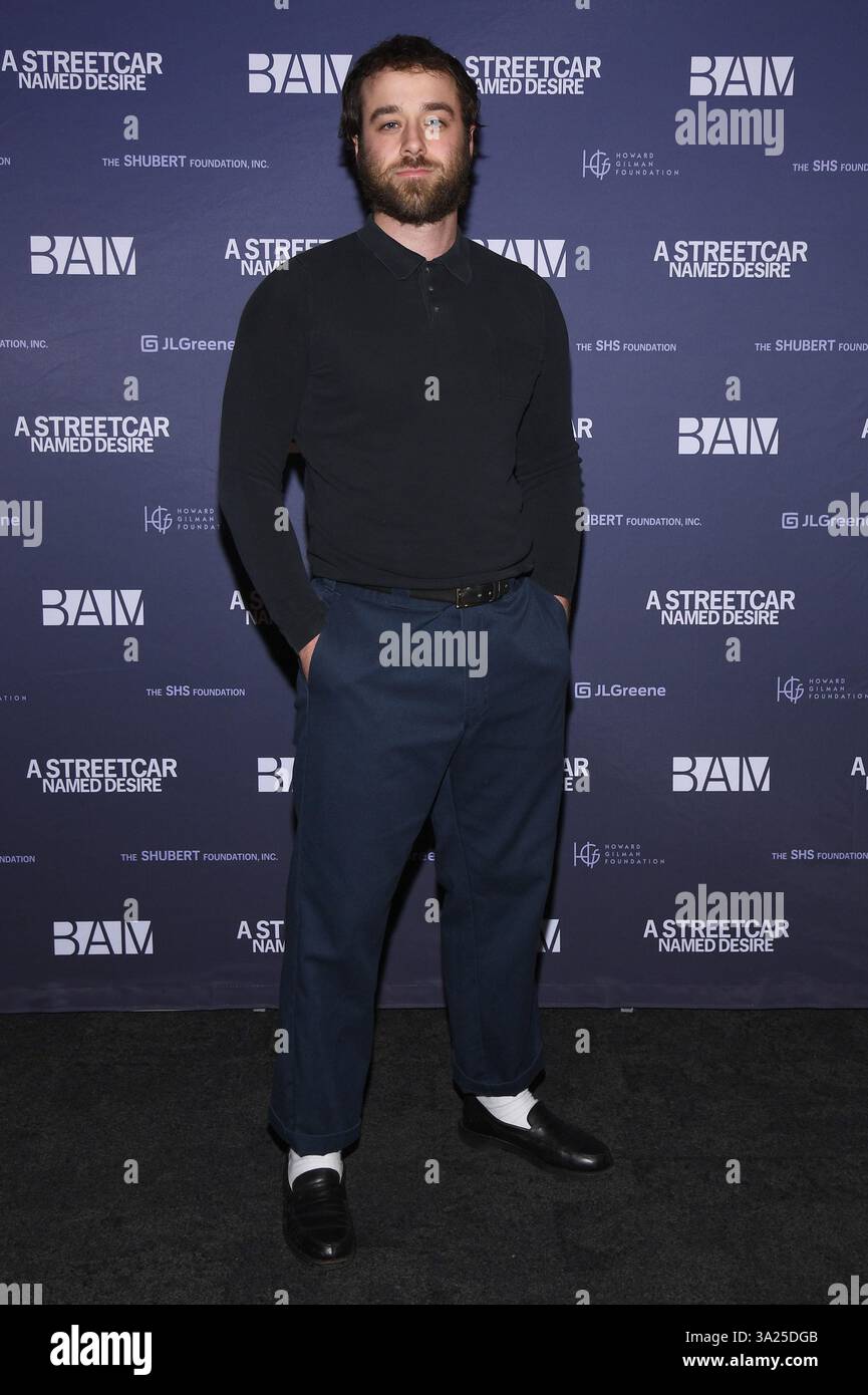 Alexander Eliot poses during 'A Streetcar Named Desire' Opening Night ...