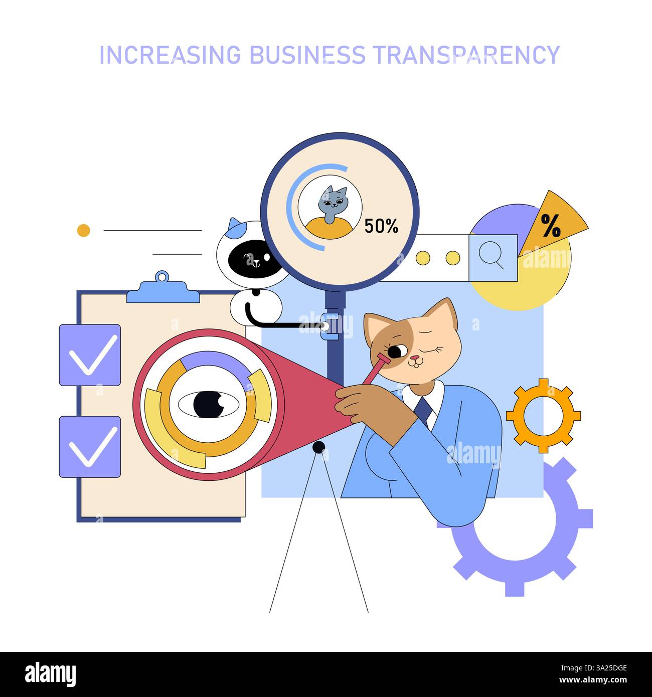 AI's role in enhancing business transparency is explored through visual tools and analytics. The ...