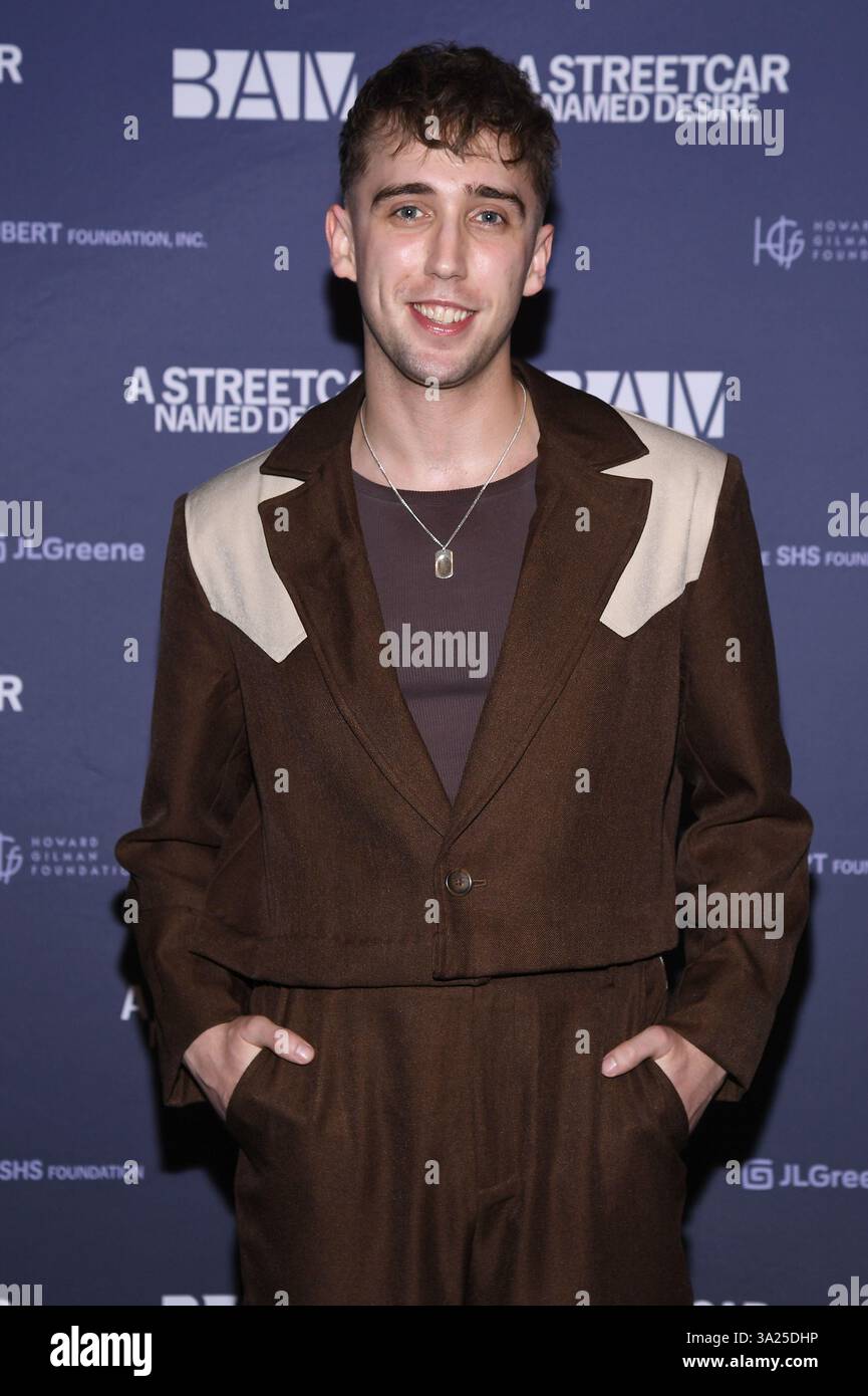 New York, USA. 11th Mar, 2025. Curtis Patrick poses during 'A Streetcar ...