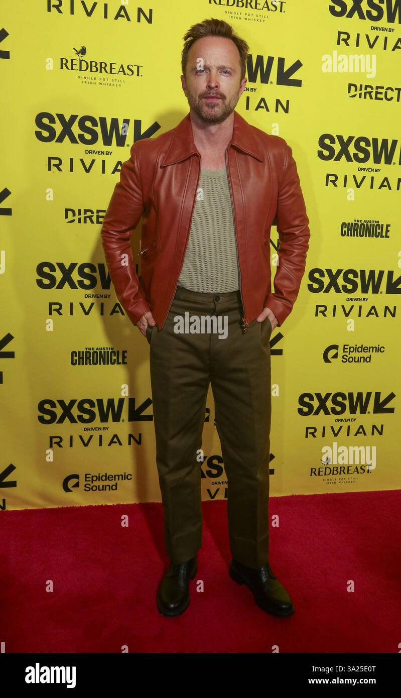 Aaron Paul arrives for the the world premiere of "Ash" at the Paramount ...