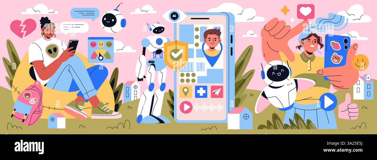 AI Co-Parent concept. The intersection of technology and parenting ...