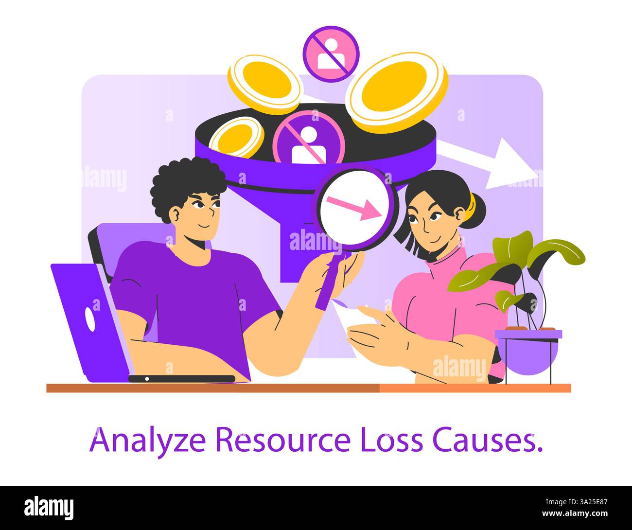 Resource loss analysis. Identifying causes and assessing impacts on ...