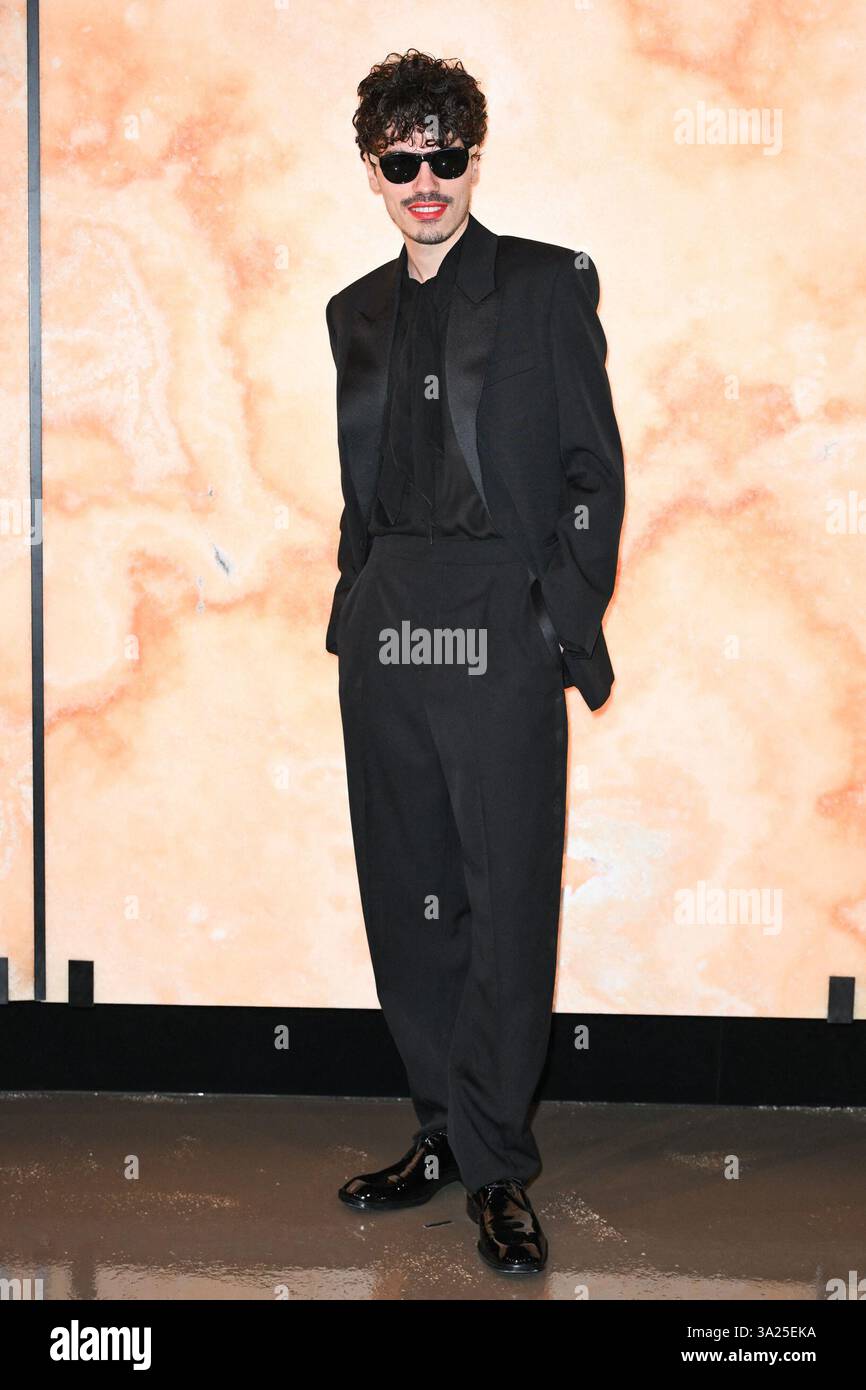 Paris, France. 11th Mar, 2025. Lyas Medini attending the Yves Saint Laurent Womenswear Fall ...