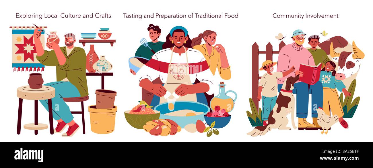 Slow Travel Concept. Embracing the joys of slow travel through local ...