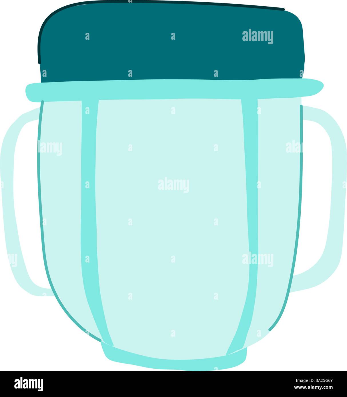 stackable food storage container baby cartoon vector illustration Stock ...