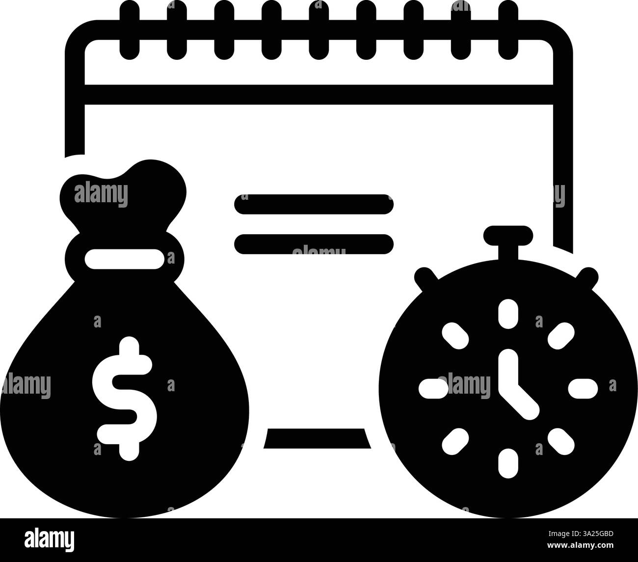 Pay day calendar Black and White Stock Photos & Images - Alamy