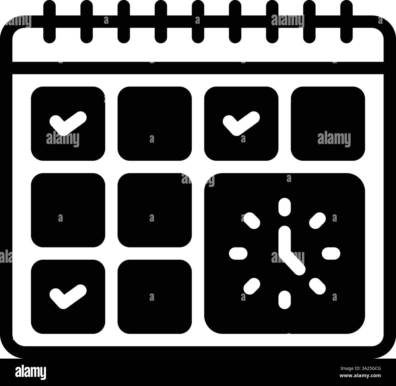 Icon for schedule, agenda Stock Vector Image & Art - Alamy